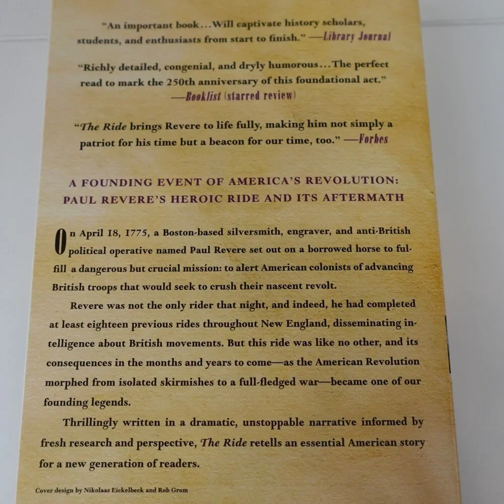 Accents | The Ride Paul Revere And The Night That Saved America By ...
